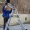 Aluminum ladder - SHERPASCOPIC - TUBESCA - platform / mobile / telescopic