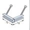 Construction fastening element - HGB series - Halfen - steel
