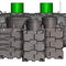 Polyethylene sewage treatment plant - ECOROCK series - BIOROCK - for ...