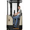 Electric reach truck - RR 5725 series - CROWN - stand-on / narrow-aisle ...
