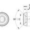 Conical washer - 007-0 series - Skiffy - plastic