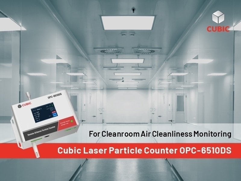 Cubic Laser Particle Counter for Cleanroom Air Cleanliness Monitoring ...