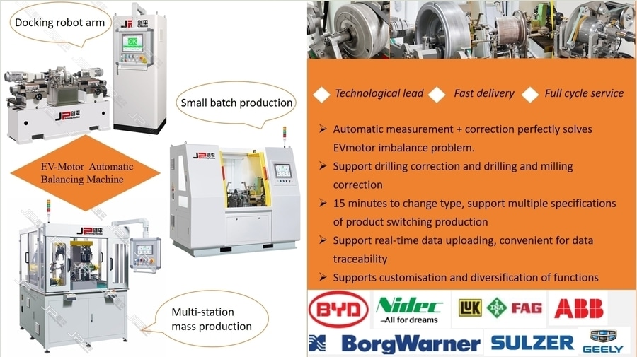 JP EV Motor Rotor Fully Automatic Balancing Machine - 2151 Pan Chuan Lu ...