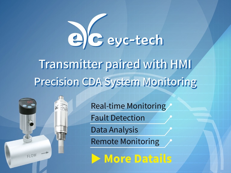 eyc-tech transmitters paired with HMI, Precision Compressed Air System Monitoring - No. 15 ...