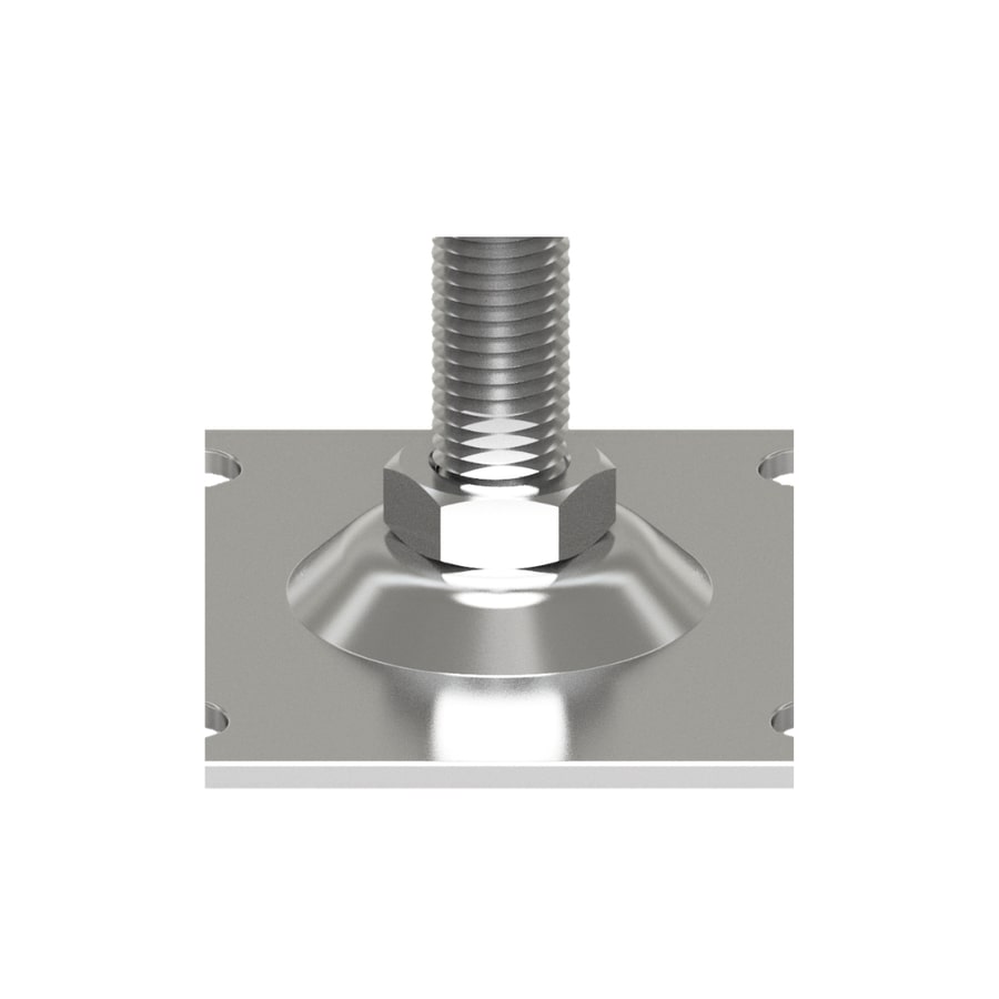 Steel and stainless steel stamped feet with fixing nut by Martin - Via ...