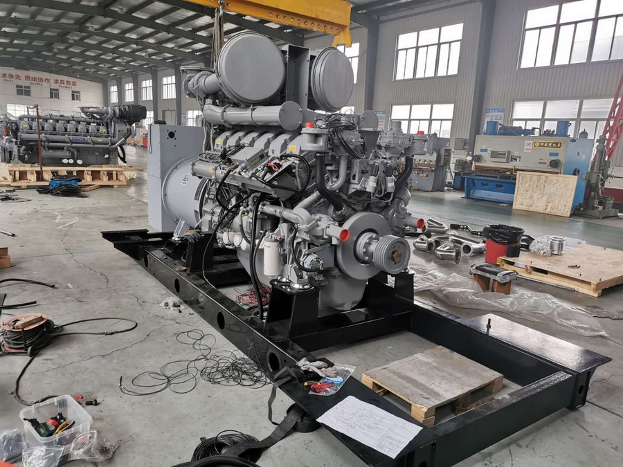 Diesel generator sets for the 18MW power station - Huang Mu Chang Lu ...
