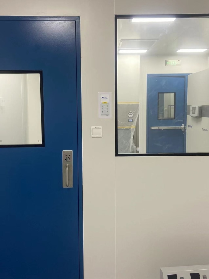 Hands-free Cleanroom Intercom KNZD-63 Installed in the Pharmaceutical ...