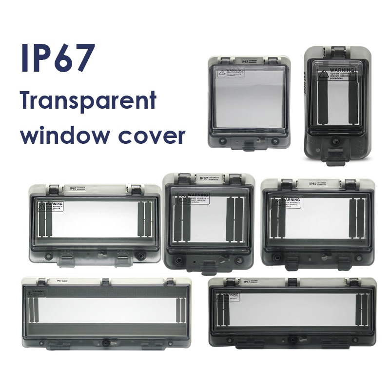 Waterproofing junction box with Emergency Stopper and transparent ...