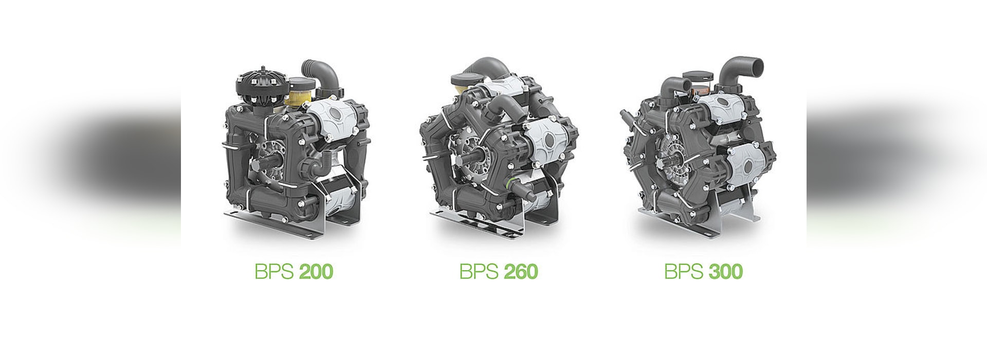 BPS 200 / 260 / 300 - New Series of Low Pressure Diaphragm Pumps - COMET Spa