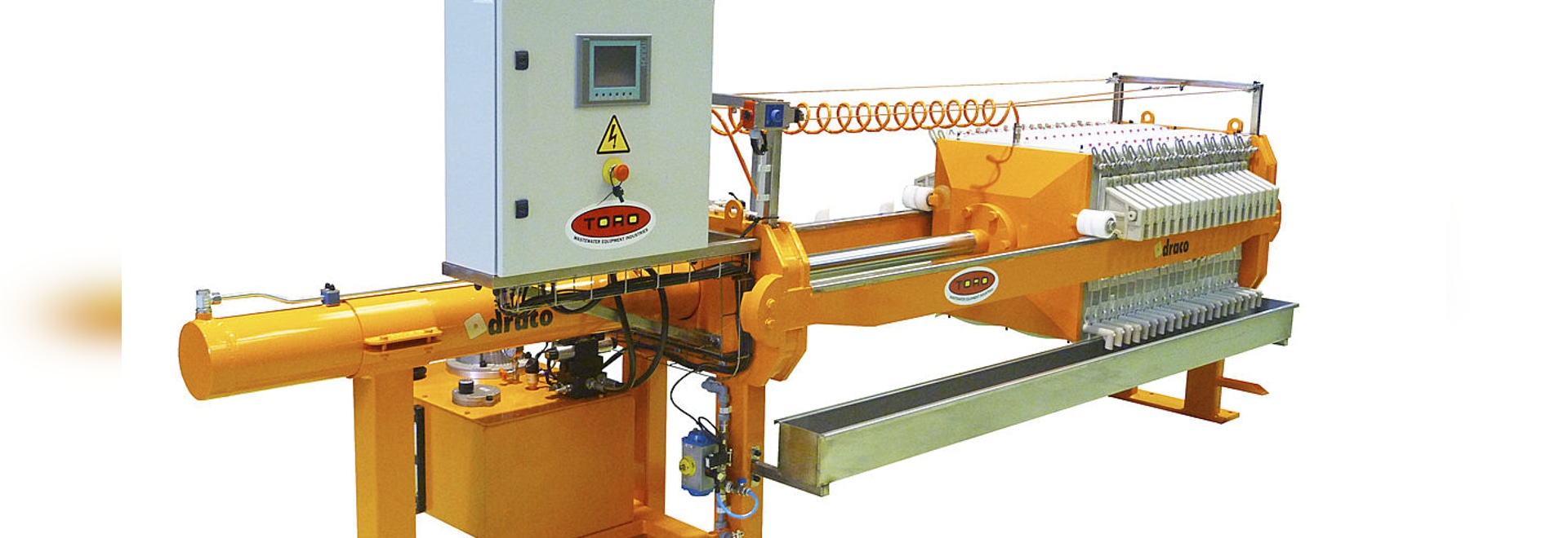 Draco® Filter Press, excellence in sludge dewatering - TORO EQUIPMENT