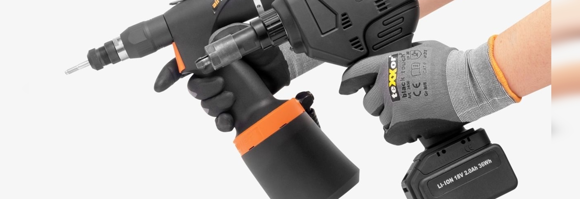 The GO-HX1 hexagonal hole puncher cordless battery tool - Mühlenstraße ...