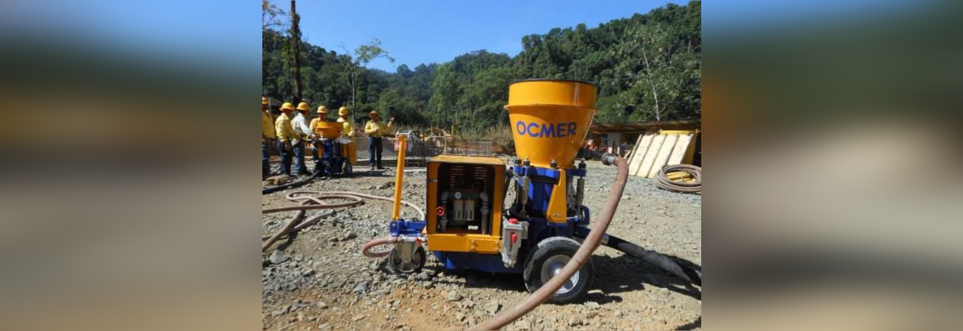 NEW: spraying machine / concrete by Ocmer co s.r.l. - Ocmer co s.r.l.