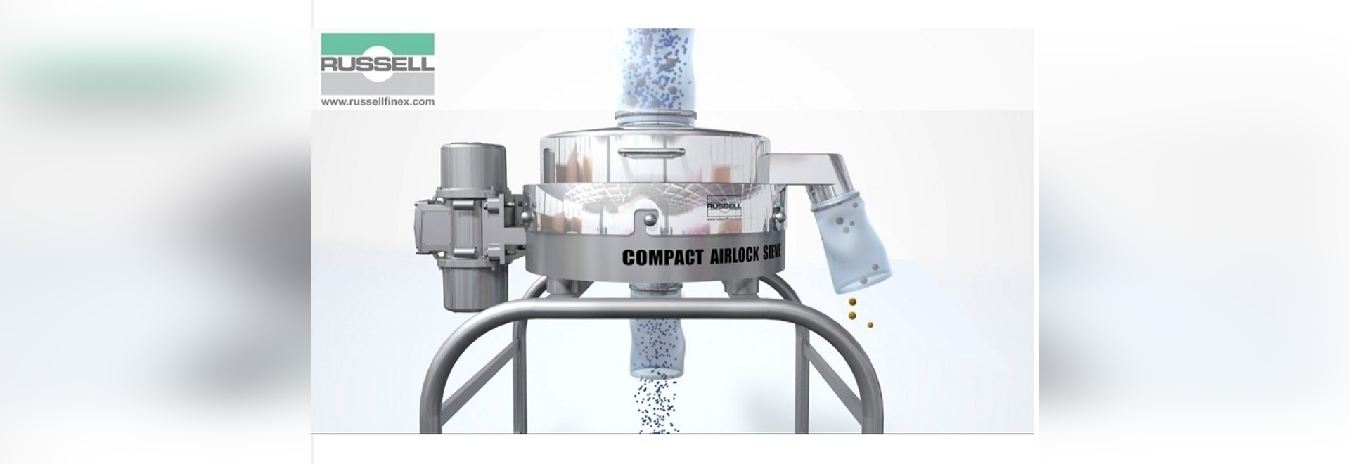 Introducing the Russell Compact Airlock Sieve™ in 900mm diameter ...