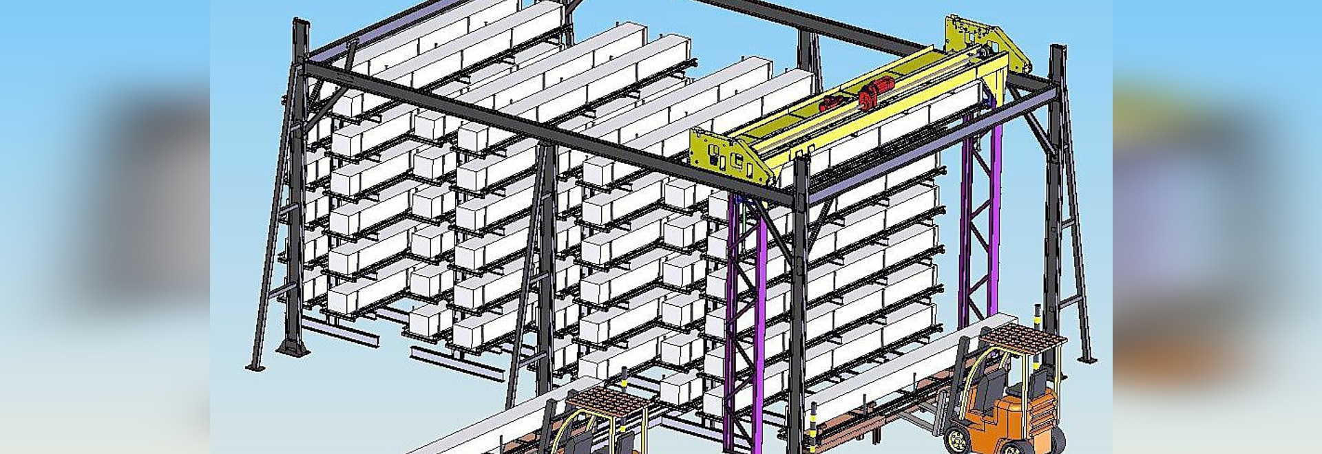 TEC’UP PR : dynamic storage system for long products with overhead ...