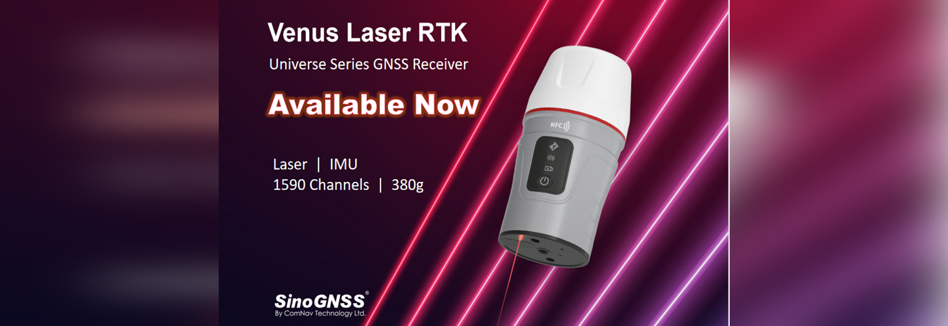 Rodless, Dream More - ComNav Technology Introduced Venus Laser RTK ...