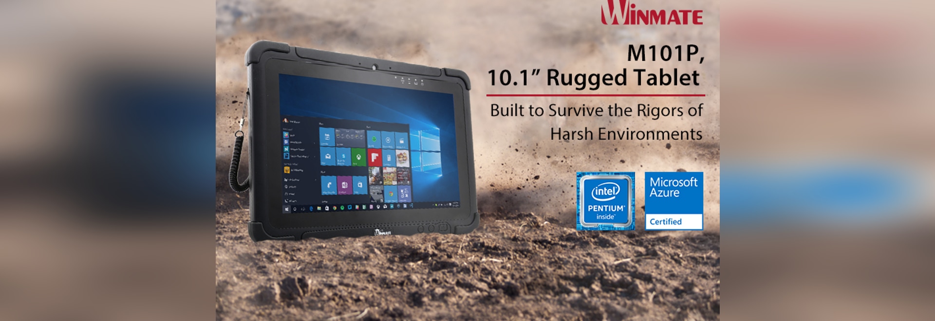 Winmate Unveils 10.1” Rugged Tablet M101P for Industrial Applications ...