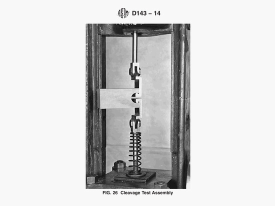 Cleavage Test --ASTM D143 Standard Test Methods for Small Clear ...