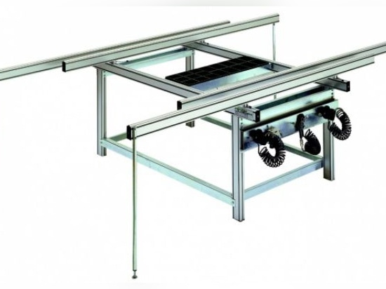 NEW: assembly bench with adjustable bars by Fom Industrie Aluminium and ...