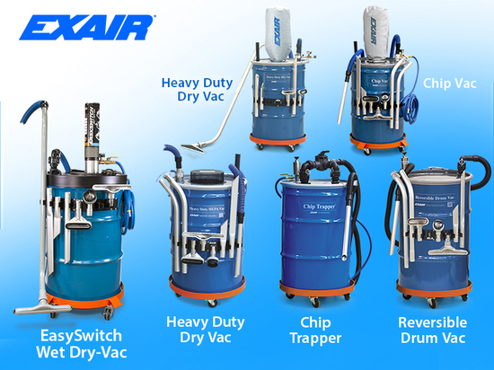 EXAIR’s Industrial Housekeeping Vacuums - 11510 Goldcoast Dr ...