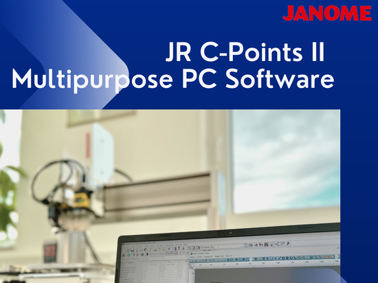 Janome’s robot PC software JR C-Points II available in 4 languages ...
