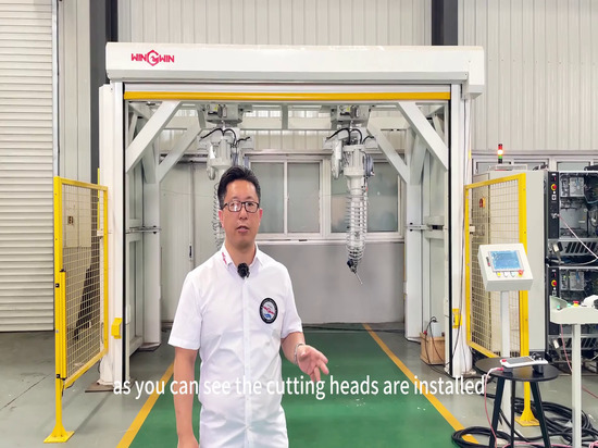 ABB 2400 Ceiling Type Dual Robot Arm Waterjet Work Station - Shenyang ...