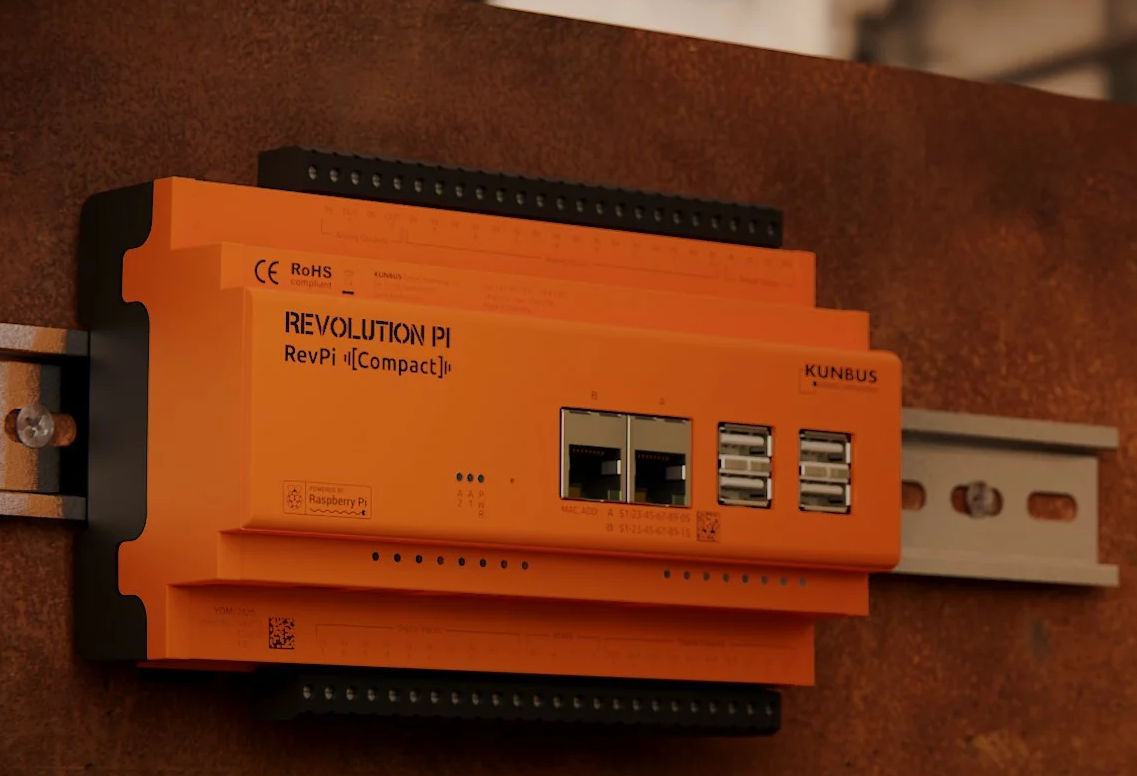 コンパクトPLC - RevPi - Revolution Pi - 一体型 / DINレール / Raspberry Pi