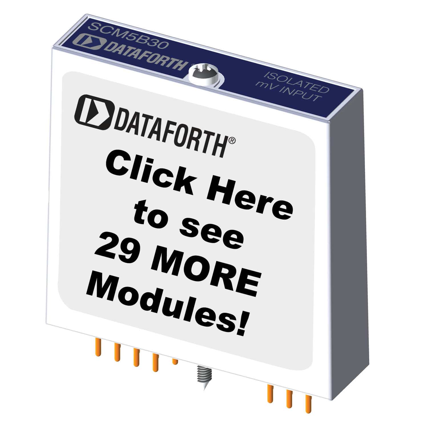 熱電対用入力モジュール - SCM5B47 Series - Dataforth Corporation