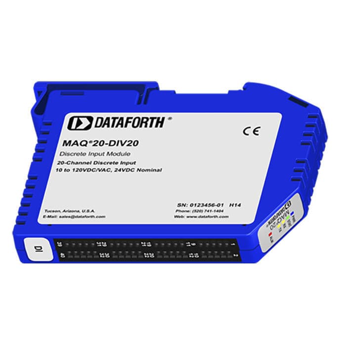 高密度入力モジュール - MAQ20-DIV20 - Dataforth Corporation - アナログ / 20チャネル / 電圧