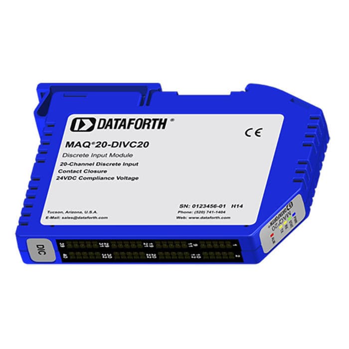 高密度入力モジュール - MAQ20-DIVC20 - Dataforth Corporation - アナログ / 20チャネル / 電圧