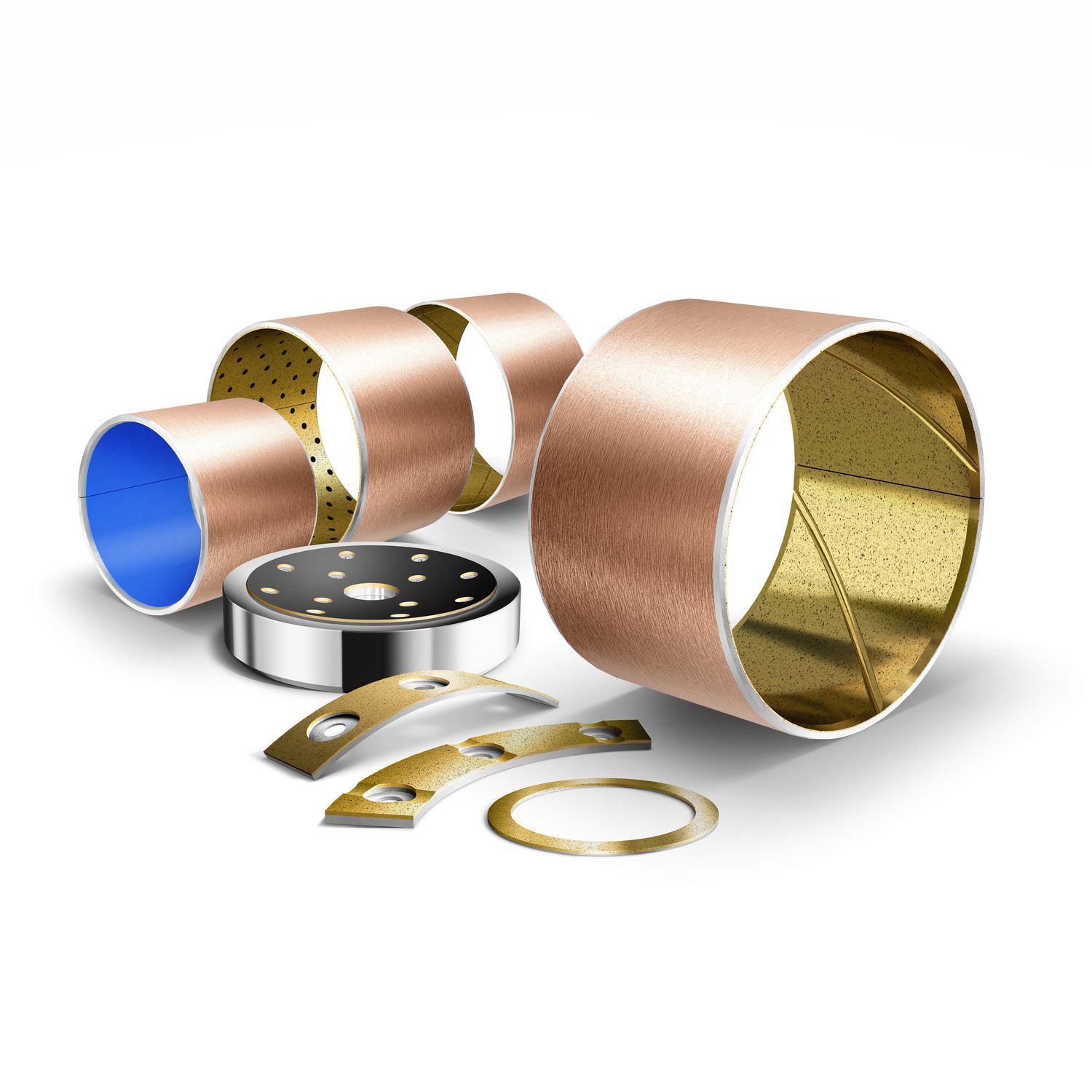 自己潤滑性滑り軸受 - Deva.bm - Federal-Mogul Deva GmbH - 円筒形 / 複合素材 / 複合材
