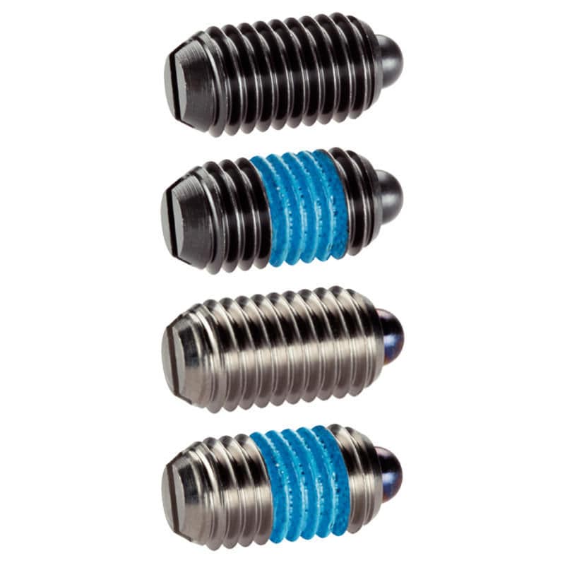 スプリングプランジャー - EH 2B030 series - HALDER France - ステンレス製 / ボール状 / スチール製