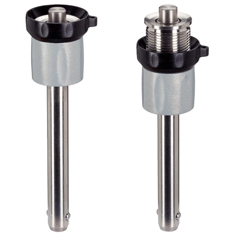 ボタン式クイックリリースピン - EH 22370. /EH 22380. series - HALDER France - 調整可能