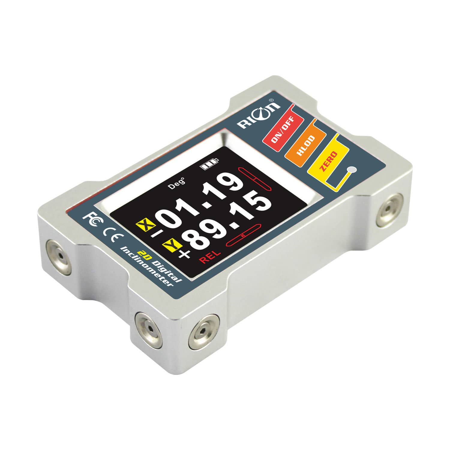 2軸傾斜計 - DMI410/DMI420 - SHENZHEN RION TECHNOLOGY CO.,LTD - デジタル / 機械式 / 高精度