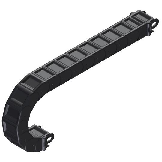 完全包囲ドラグチェーン - PFR series - EKD Systems GmbH - プラスチック製