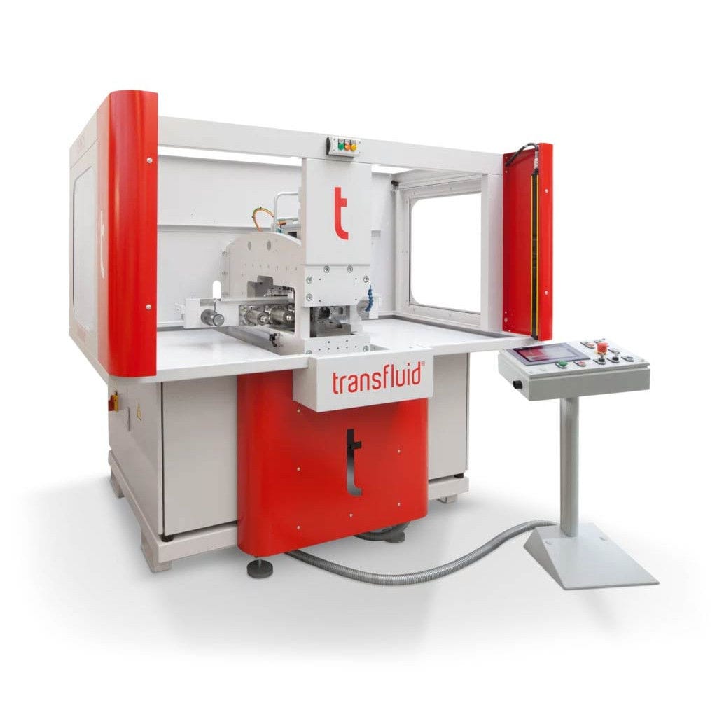 管成形機 - REB 632 - transfluid® Maschinenbau GmbH - 金属 / PLC制御 / 軸方向
