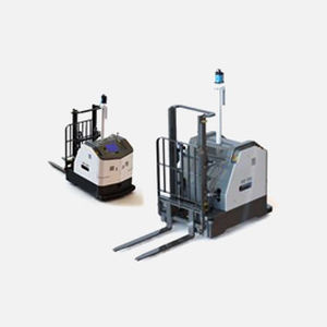 プラットフォーム付きAGV - HANWHA MACHINERY - 協働