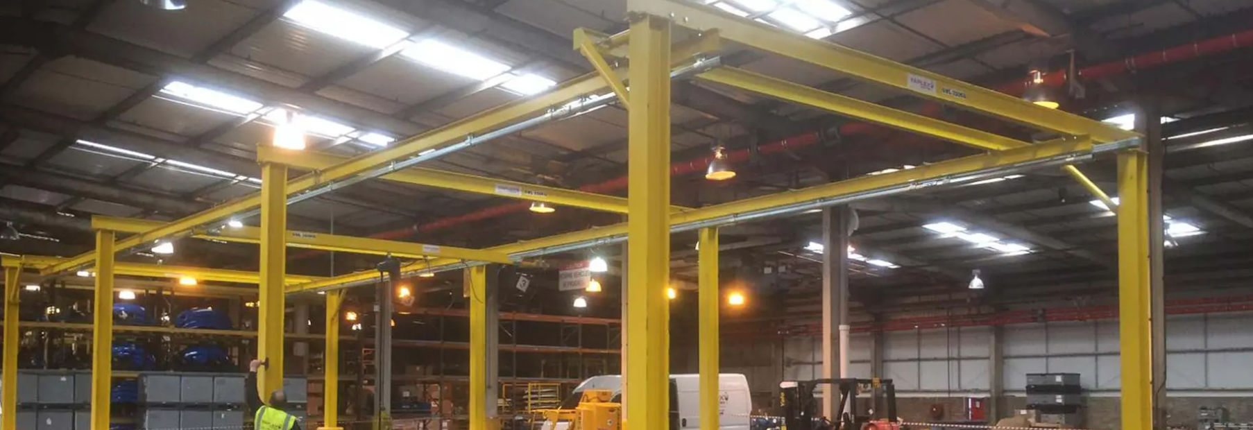 軽量天井クレーン - Yaplex Ltd - シングルガーダ / ダブルガーダー式 / 大型