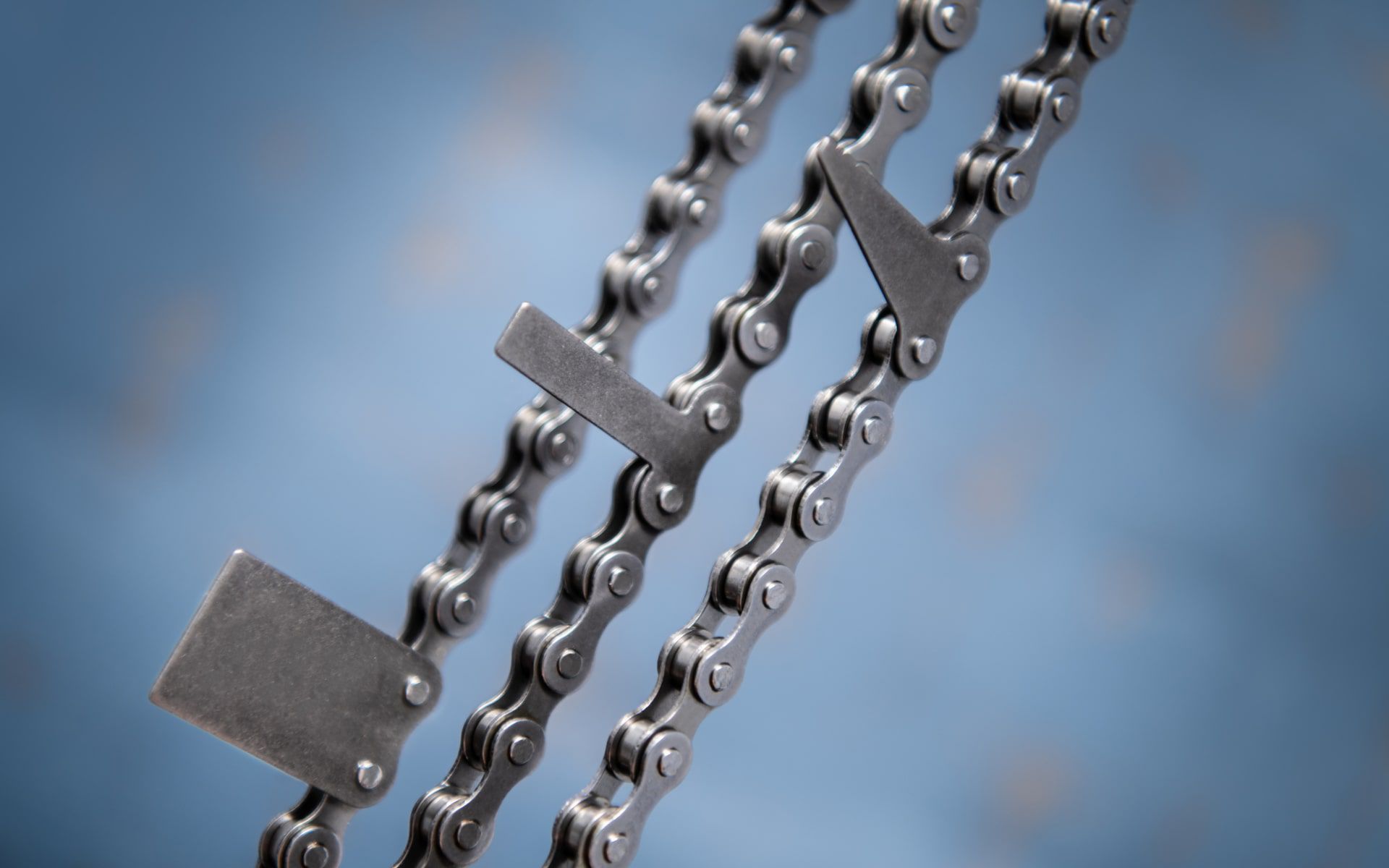 トランスミッションチェーン - 08B-1 - Iris Chains - ステンレス網製 / オーダーメイド / コンベヤー用