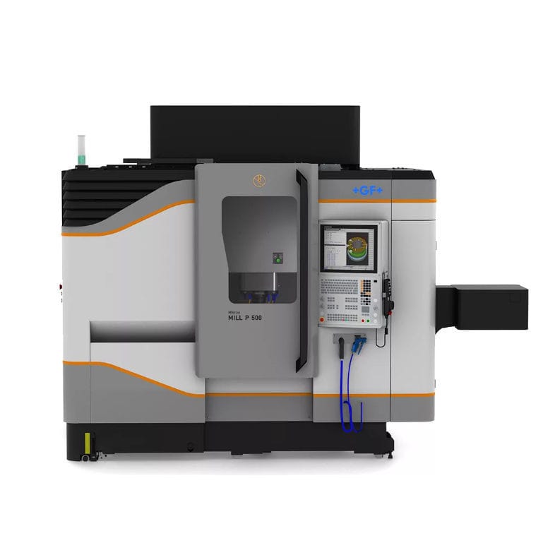 3軸フライス盤 - MILL P 500 - GF Machining Solutions - 縦型 / HSK-E40 / 30ツール