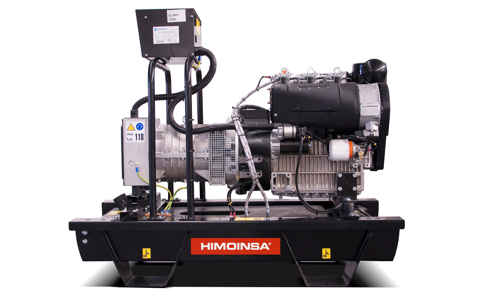 ディーゼル発電設備 - HLA1-13 M5 - HIMOINSA/HIMOINSA - 単相 / 50 Hz / 燃料直噴