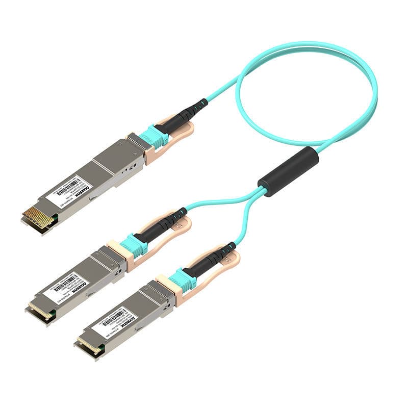 データ用光ケーブル - 400G QSFP-DD to 2x200G QSFP56 AOC - Accelink Technologies Company - 電力 / ギガビットイーサネット ...