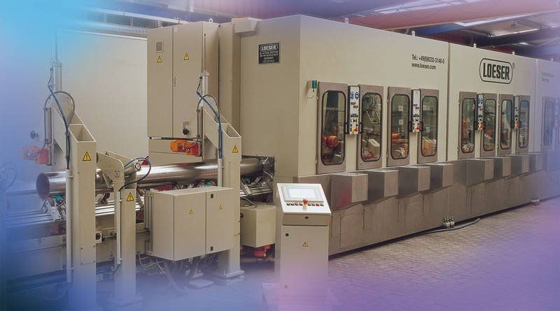 センタレス研削機 - RPS 376 - LOESER GmbH - チューブ用 / PLC制御