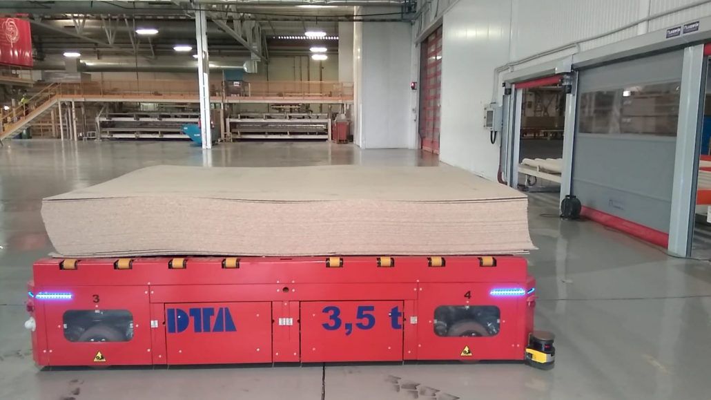 重荷重用AGV - DTA - 光学誘導