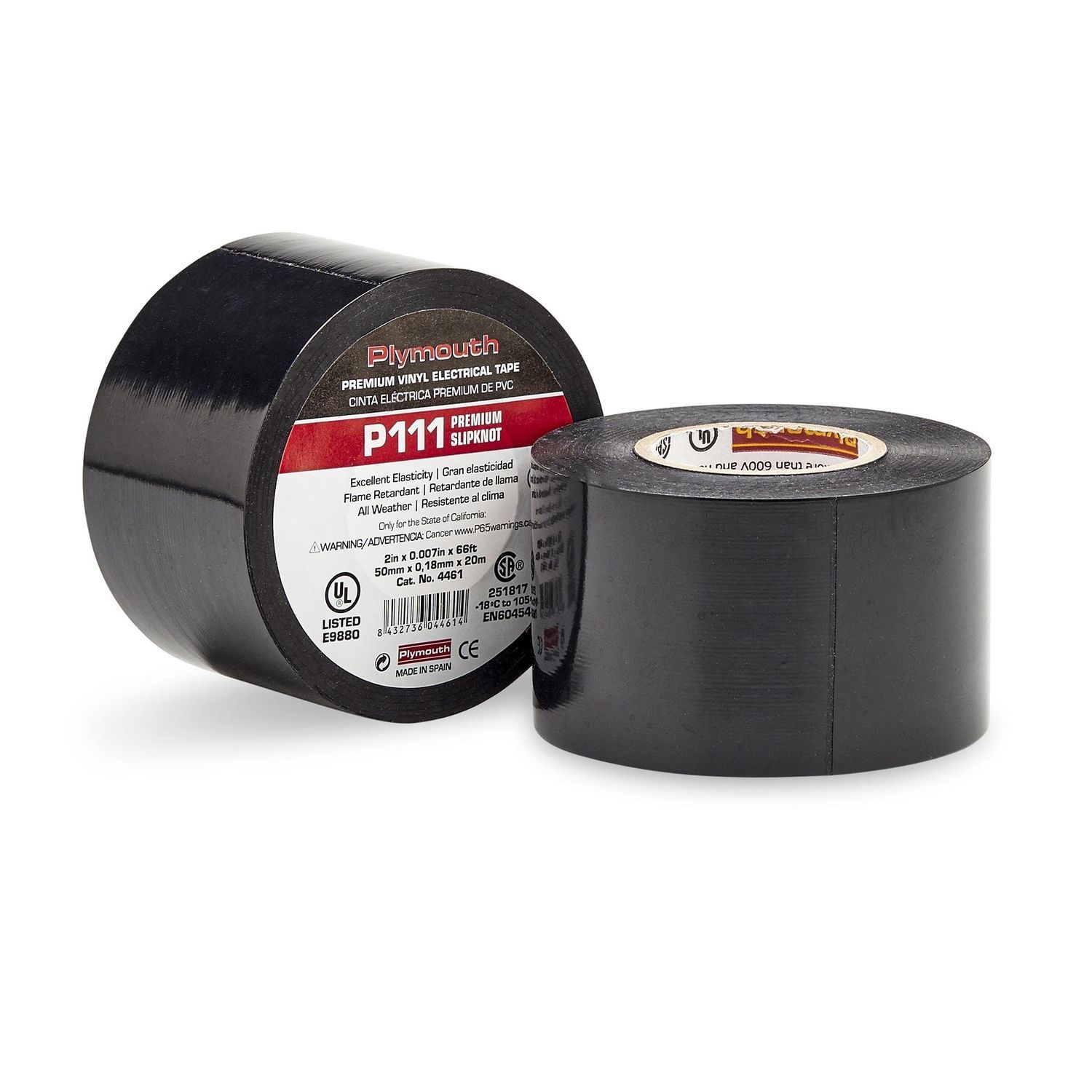 絶縁テープ - Premium Slipknot P111 - Plymouth Rubber Europa S.A.U. - ボート修理 / PVC / 黒