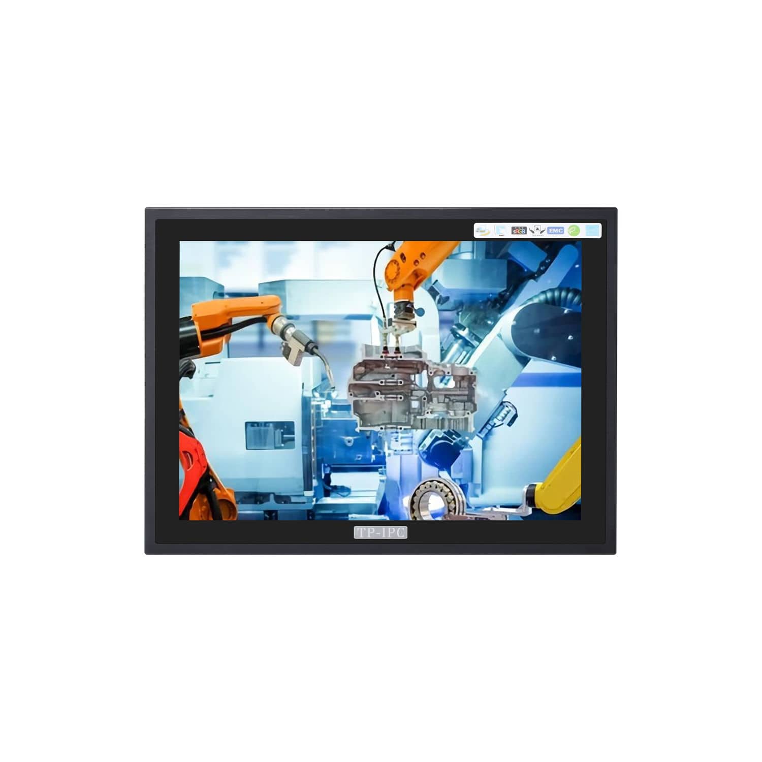 TFT-LCDモニター - IDP-1500S series - TP-IPC - 投影容量方式タッチスクリーン / 5ワイヤー抵抗タッチ ...