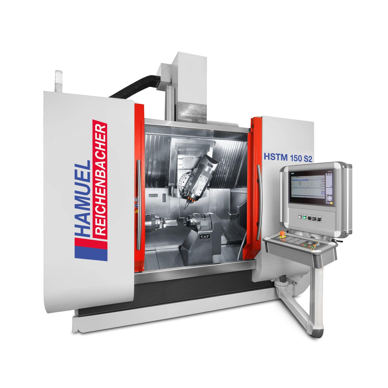 タービンブレードの機械加工用マシニングセンタ - HSTM 150 S2 - HAMUEL MASCHINENBAU GMBH & CO ...