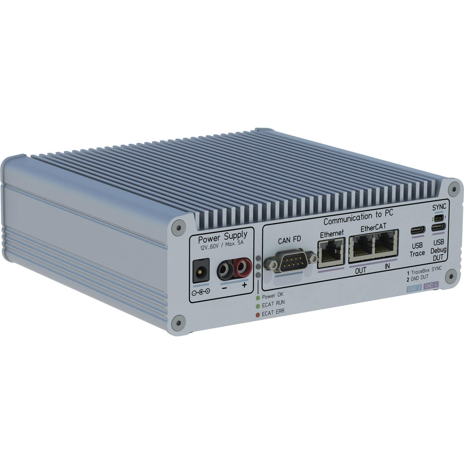 欠陥検出用データ取り込みシステム - TraceBox - MOTEON GmbH - 電圧 / 電源 / 速度