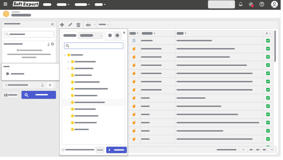 管理ソフトウェア - ERM - SoftExpert - リスク分析 / モニタリング / 制御