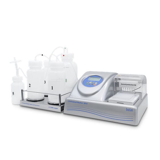 自動マイクロプレートウォッシャー - IW-8 - Biosan - 96ウェル / プログラム可能