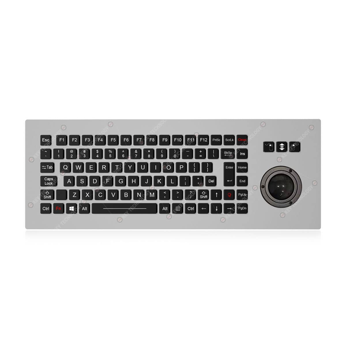卓上キーボード - K-TEK-M390-MTB-AVR-FN-BL-NV-151B-DWP - Key Technology Rugged ...